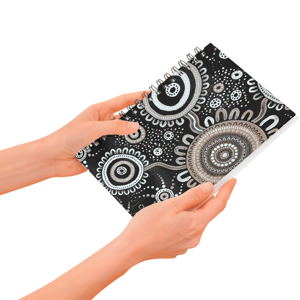 Spirit - Aboriginal Art A5 Notebook – Ashwin Aboriginal Art