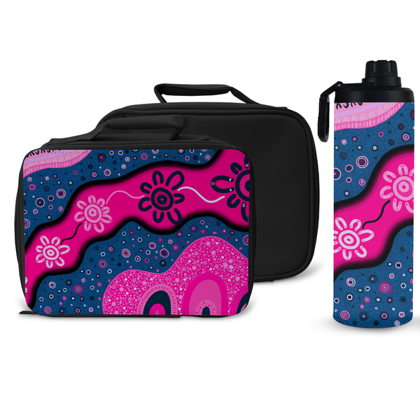 Ancestral Pathways - Winter - Lunch Boxes & Water Bottle Bundle ...