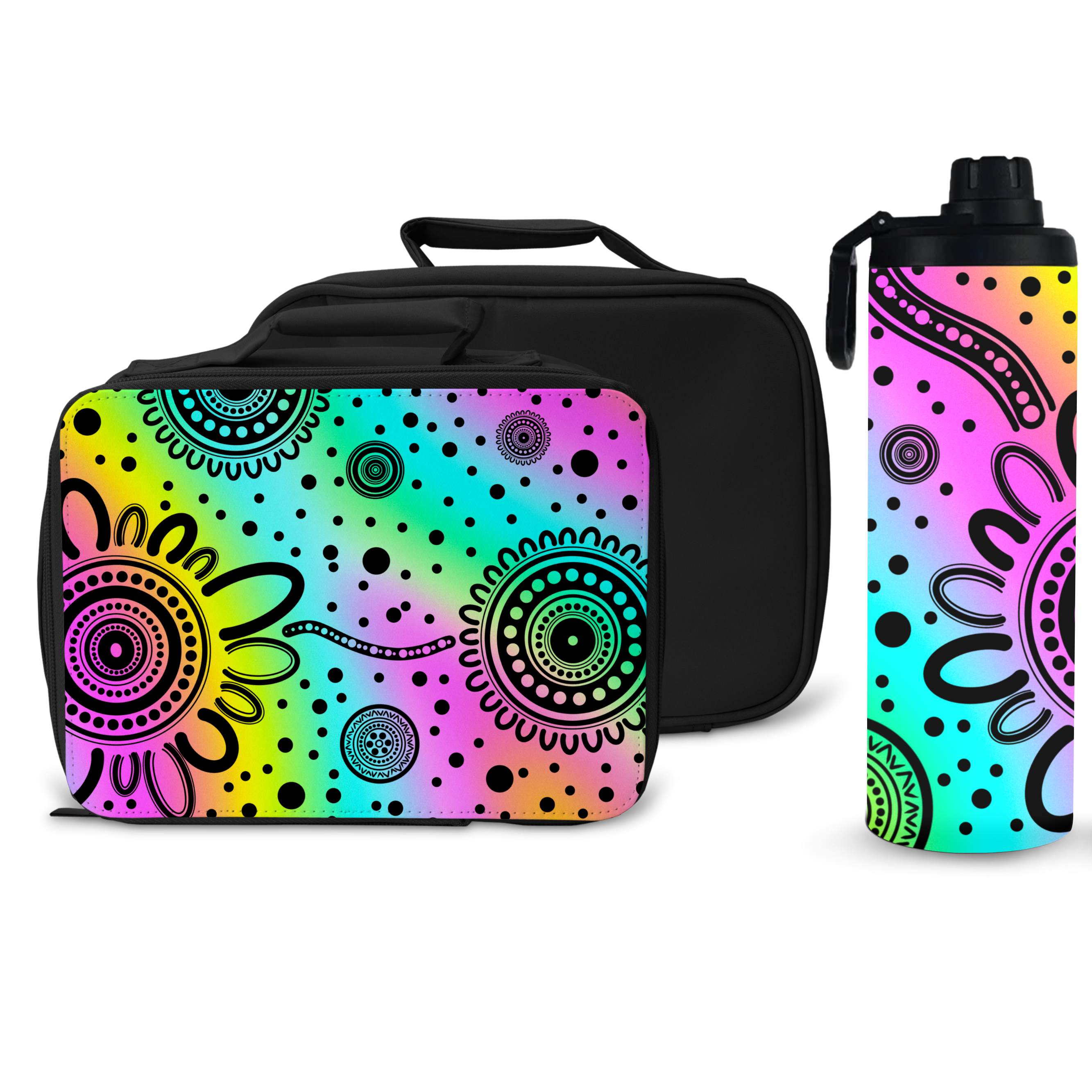 Community - Lunch Boxes & Water Bottle Bundle – Ashwin Aboriginal Art