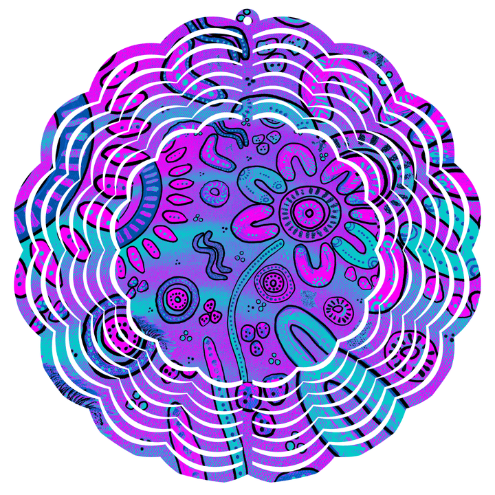 8" Wind Spinners – Ashwin Aboriginal Art
