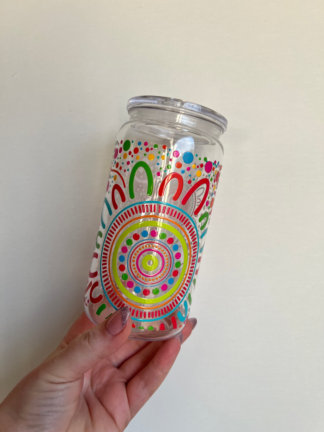 16oz Glass & Acrylic Libbey Cups – Ashwin Aboriginal Art