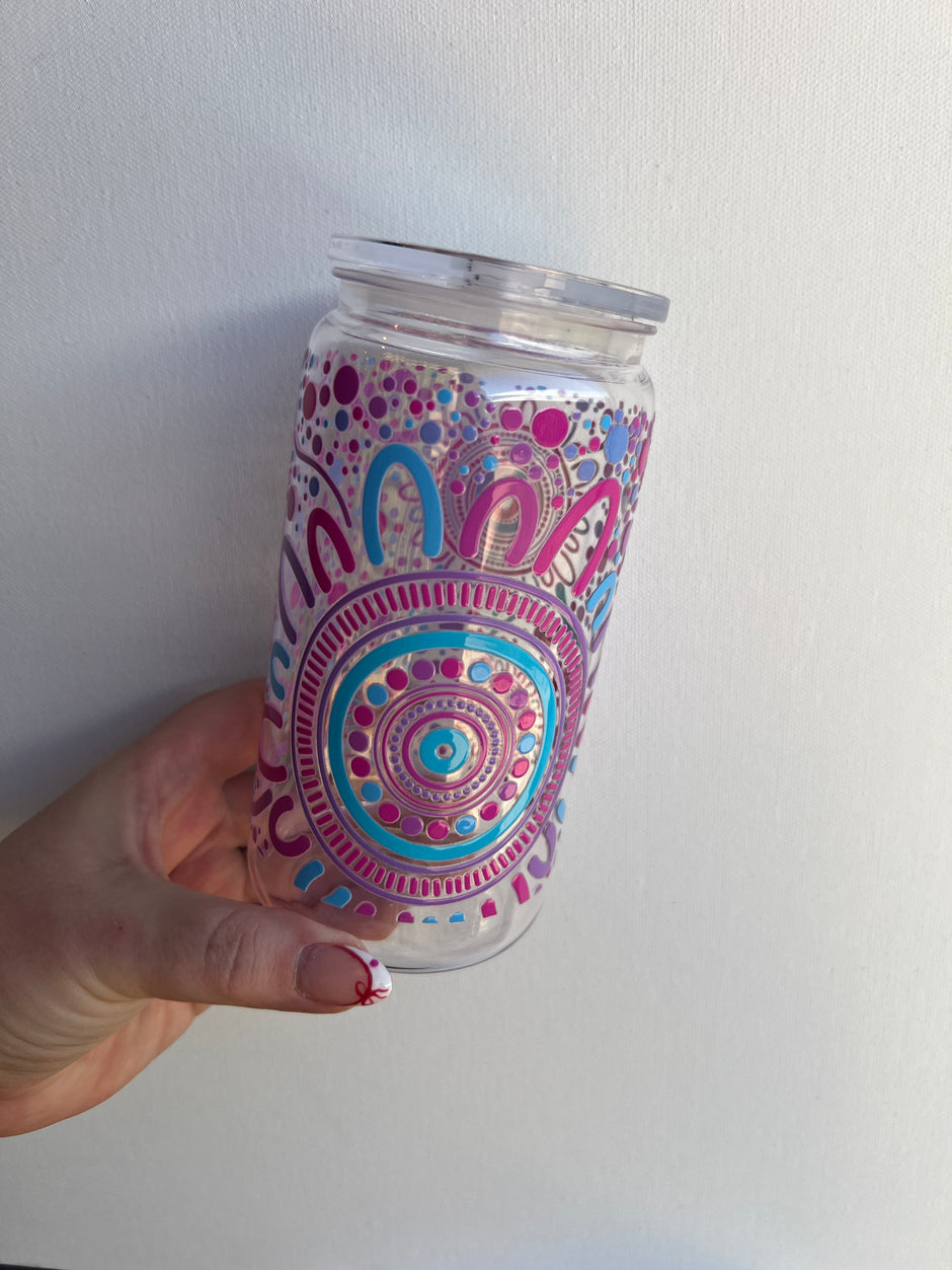 16oz Glass & Acrylic Libbey Cups – Ashwin Aboriginal Art