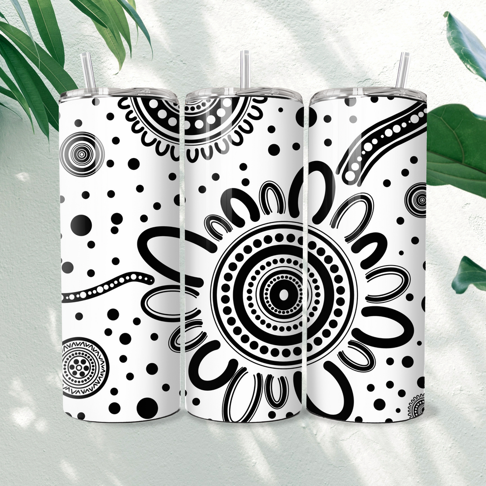 Community Simplistic - Aboriginal Art - 20oz Tumbler – Ashwin ...